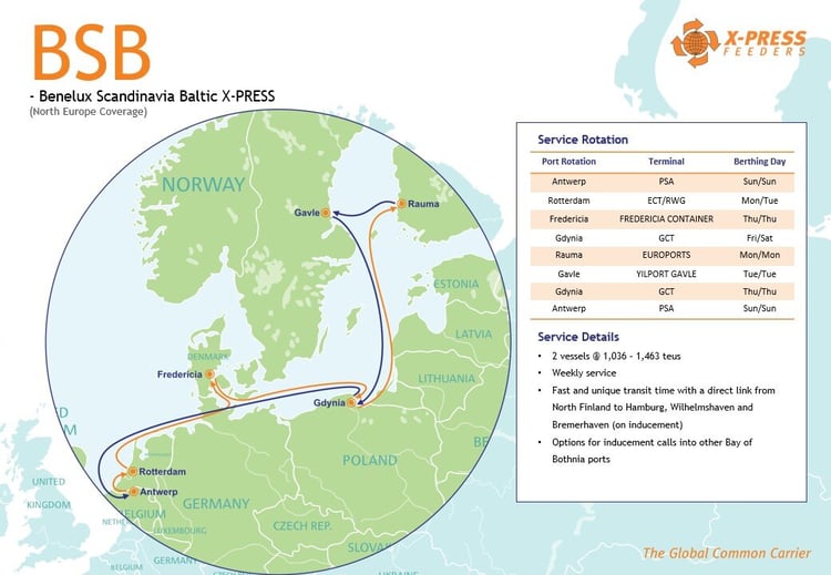 X-PRESS FEEDERS | The Global Common Carrier